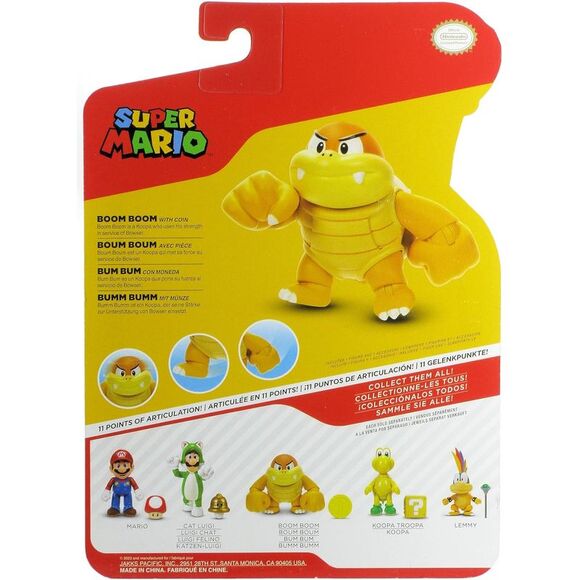 Nintendo | Toys | Super Mario World Of Nintendo Boom Boom Action Figure ...